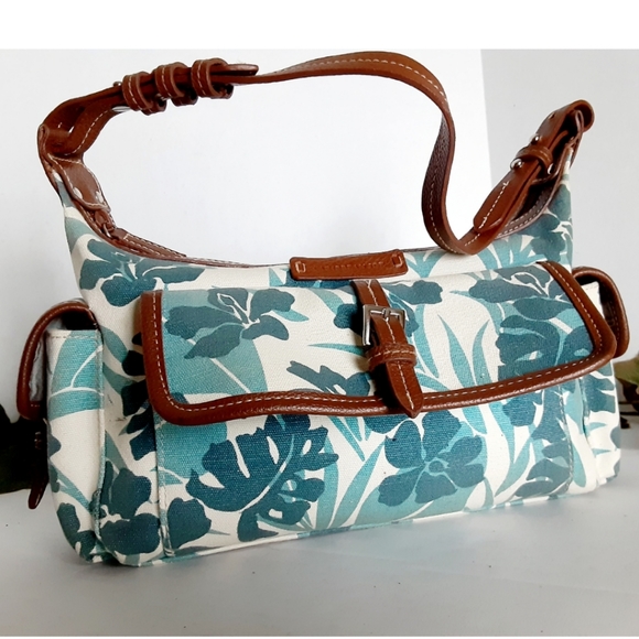 Caribbean Joe | Bags | Caribbean Joe Floral Ziptop Pocketed Satchel Bag ...